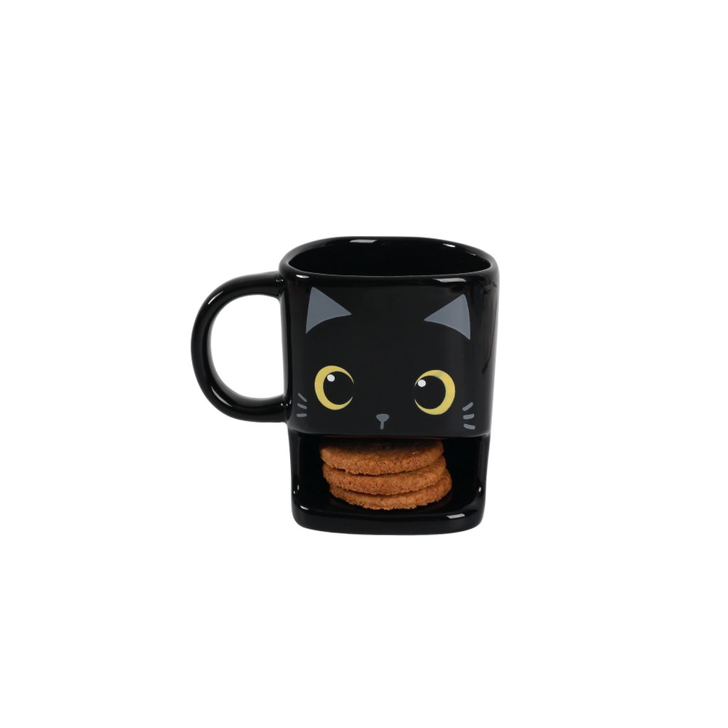 Mug iTotal with biscuit pocket Cat XL1901