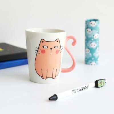Mug iTotal cat pink XL2390