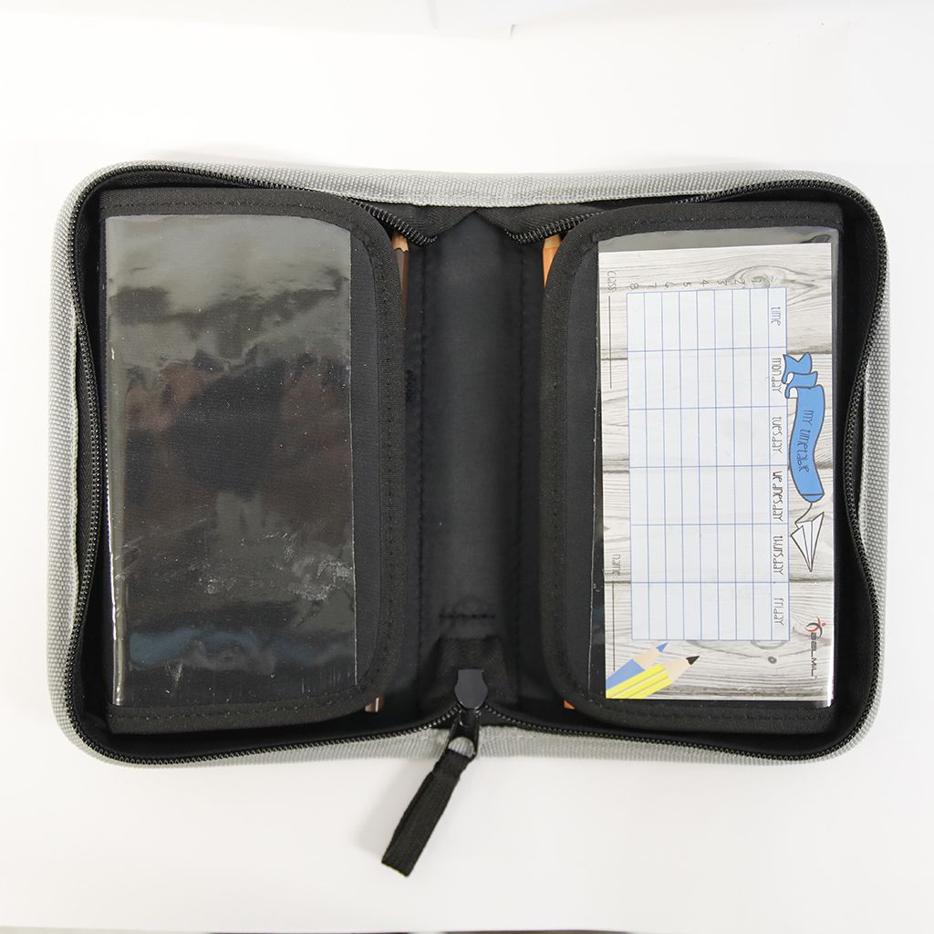 Damaged pencil case Belmil full black panther 335-72/232