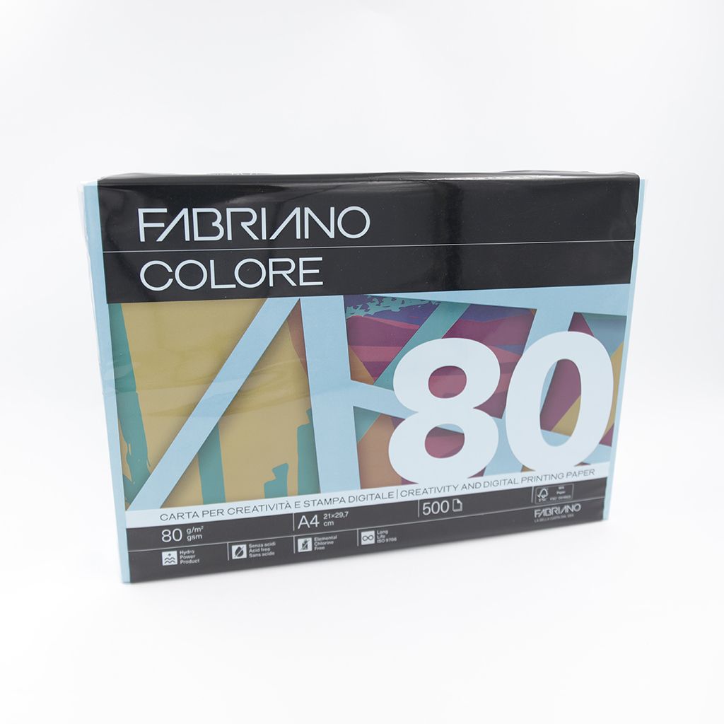 Paper Fabriano Colore A4/80g cielo 250L 76221297